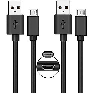 2PCS USB Power Cord Compatible with Fire TV Stick,Roku Streaming Stick 3500 3600 3800,Express Plus 3700 3710XB 3900R 3910XB 3920R 3930R,Premier Plus 3920R 3920XB,Charger Charging Cable Replacement 6FT