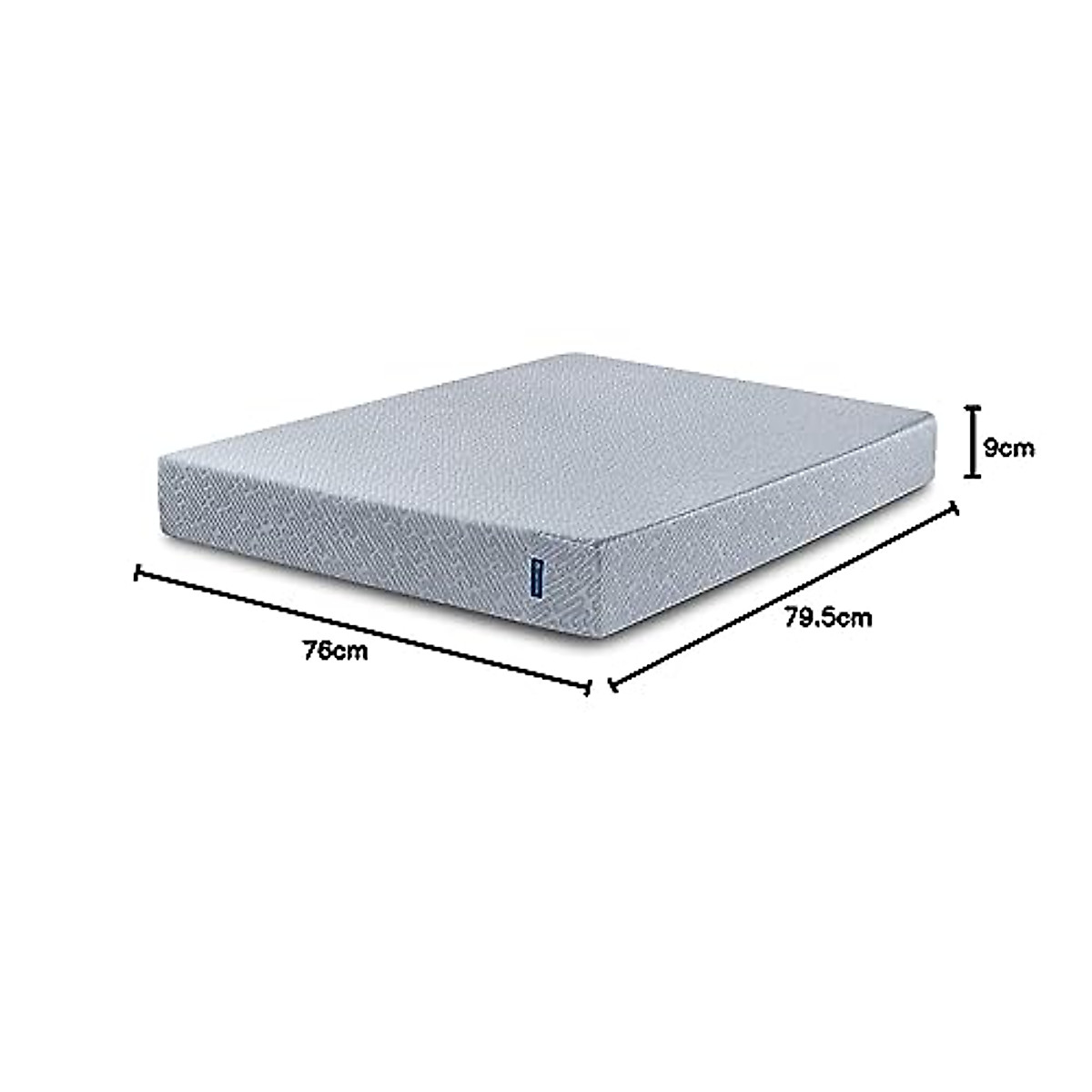 Serta - 9 inch Cooling Gel Memory Foam Mattress, King Size, Medium-Firm, Supportive, CertiPur-US Certified, 100-Night Trial - Sheepless Night Blue