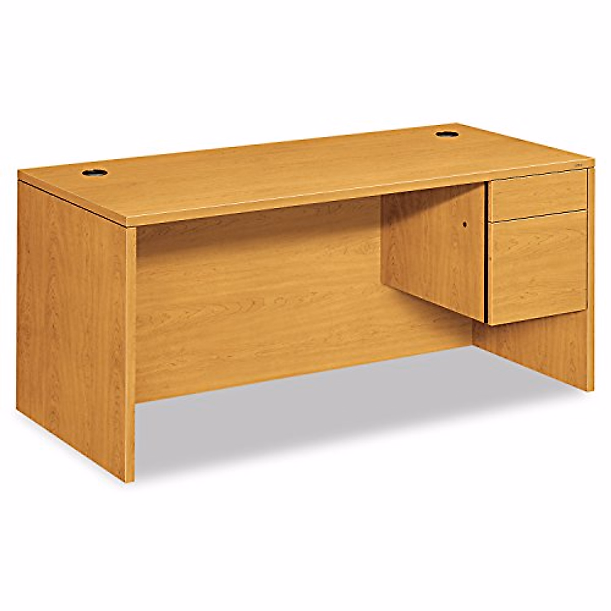 HON 10583RCC 10500 Series"L" Right 3/4-Height Pedestal Desk, 66 x 30 x 29-1/2, Harvest