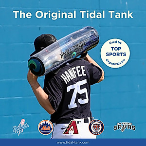 Tidal Tank Classic - Aqua Bag with Water, Sandbag Weighted Workout Equipment for Strength Training Adjustable Weights for Core Stability, Free App for Full Body Workout - up to 49 lb