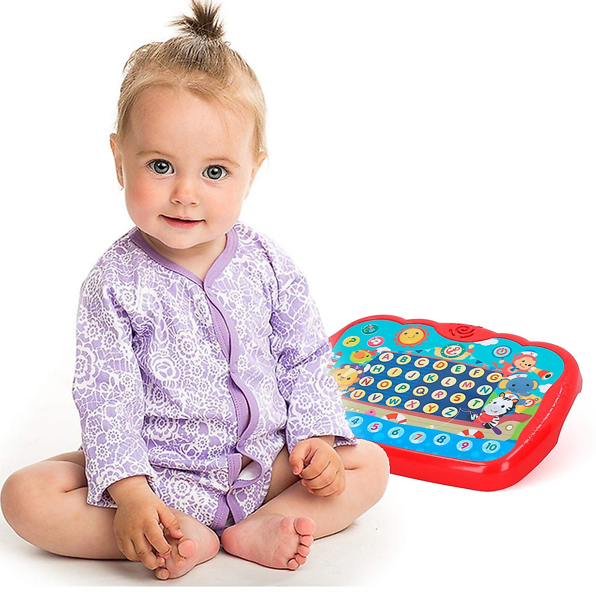 Learning Tablet for Toddlers 1-3 - Educational ABC Toy to Learn Alphabet, Number, Music & Words - Early Development Electronic Learning & Activity Game, Suitable for 1 2 3 Year Old Boys & Girls