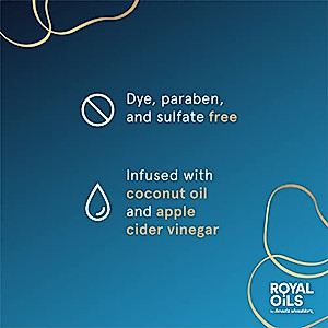 Head & Shoulders Royal Oils Shampoo and Conditioner Set �� Includes Anti-Dandruff Scalp Care Shampoo (12.8 Fl Oz.) & Moisture Renewal Scalp Balancing Conditioner, Hair Treatment for Curly & Coily Hair