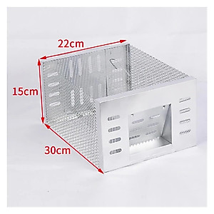 Rat Trap,Mouse Trap,trampas para ratas y ratonesm,Stainless Steel Mousetrap Automatic Continuous Cycle Mouse Trap Household Rat Catching Artifact Mousetrap (G)