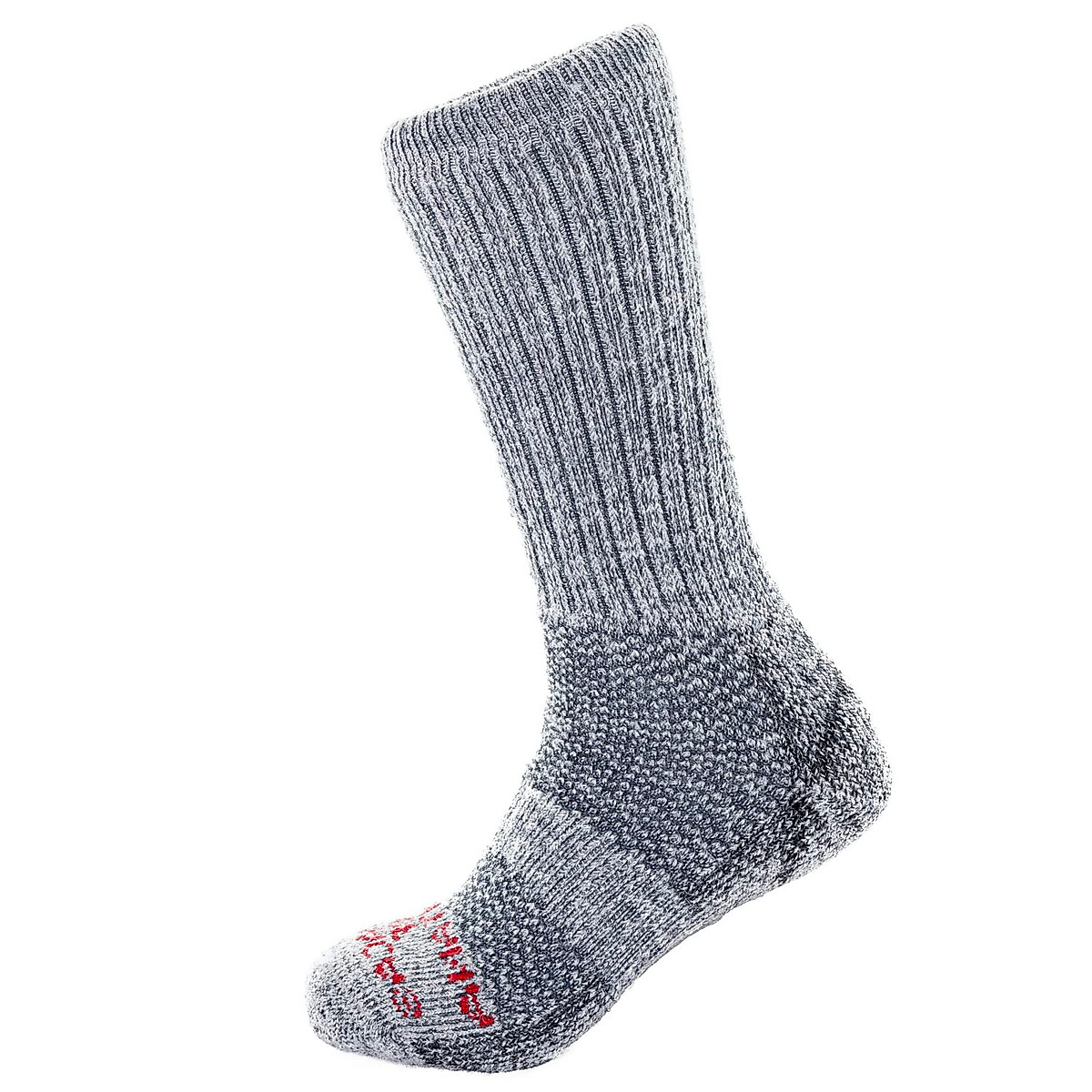 Boot Socks For Men Alpaca Blend Socks With Extra Cushion, Thermal Socks For Women Alpaca Socks Men (Red, Medium - Women 8-10, Men 7-9)