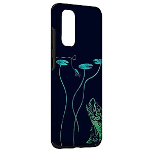 Galaxy S20 Bass Fishing Bass Rising Lilly Pad Largemouth Bass Case