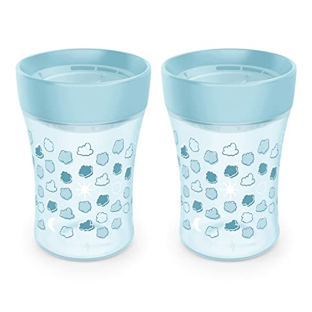 NUK Sip Trainer Cup, 2-Pack, Blue