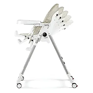 Peg Perego Prima Pappa Zero 3 - High Chair - for Children Newborn to 3 Years of Age - Made in Italy - Mon Amour (Beige & Pink)