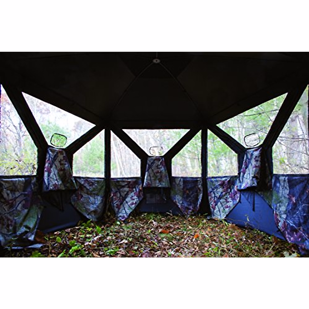 Barronett Blinds PT550BW Pentagon Pop Up Portable Hunting Blind, Bloodtrail Backwoods Camo