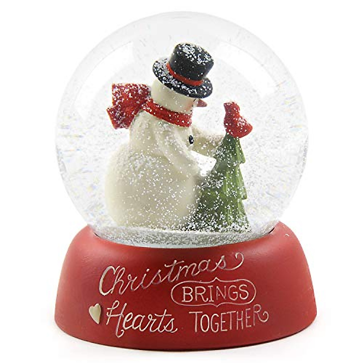 Blossom Bucket 218-13264 Christmas Brings Hearts Together Snow Globe