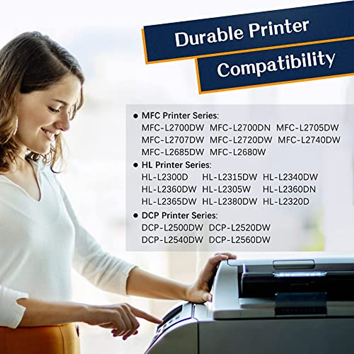 Colorking Compatible Toner Cartridge Replacement for Brother TN660 TN-660 TN630 TN-630 for Brother MFC-L2700DW HL-L2380DW HL-L2300D HL-L2320D DCP-L2540DW MFC-L2740DW Printer (4 High Yield Black)