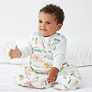 Duomiaomiao Baby Sleep Sack 12-24 Months 100% Cotton 1.5 TOG Four Season Baby Wearable Blanket, Breathable Comfy Toddler Sleeping Sack