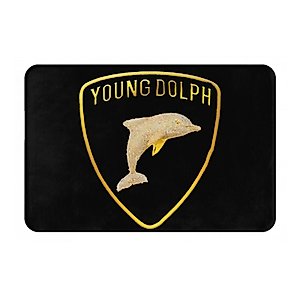 BeverlyJHoward Young Rapper Dolph Carpet Bedroom Living Room Floor Mat Anti-SlipHome Decoration Carpet 16x24in