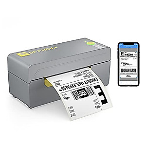 OFFNOVA Wireless Shipping Label Printer, Bluetooth Thermal Label Printer, Supports Shipstation, Etsy, UPS, Ebay - Commercial Grade 4x6 Printer