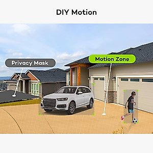 ONWOTE Wired 4K NVR PoE Security Camera System, Human Vehicle Detection Tigger Color Night Vision, 4 * 6MP Outdoor 122° Wide Angle IP Cameras Audio, 8 Channel 8MP NVR 2TB, CCTV Home Surveillance Kit