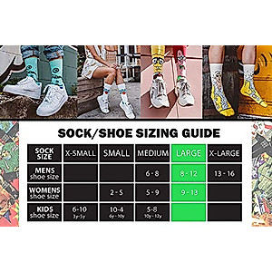 Odd Sox, SpongeBob and Patrick Hipster, Novelty Crew Socks, Wacky Crazy Fun 90s
