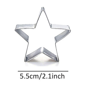 WJSYSHOP Star Shape Cookie Cutter for Christmas Party