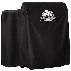 PIT BOSS PB440FB1 Pellet Grill, 482 Square Inches, Black & PIT BOSS 73700 Grill Cover for 700FB Wood Pellet Grills