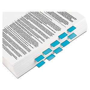 Post-it 680BB2 Standard Page Flags in Dispenser, Bright Blue, 100 Flags/Dispenser