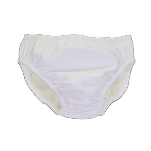 My Pool Pal Reusable Swim Diaper, White, 3T