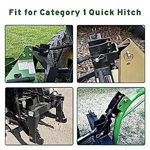 EBESTTECH 1PC Quick Hitch Adapter Bracket fit for Category 1 Quick Hitch Used to Adjust Top Link Bracket Movements Adjustable Top Bracket Hitch Adapter