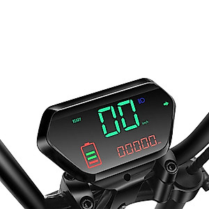 H4-Pro 2000W Electric Scooter Adult Citycoco 37.5mph One-Button Start Front and Rear Disc Brakes 60V 21.8Ah Removable Lithium Battery with Large Display