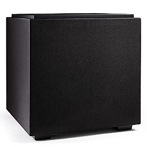 Definitive Technology Descend DN10 10" Subwoofer - Digitally Optimized for Movies and Music, New 3XR Architecture, 500W Peak Class D Amplifier & (2) Pressure-Coupled 10" Bass Radiators, Black