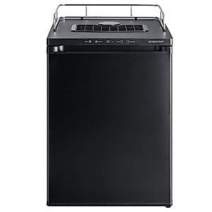 EdgeStar BR3002BL 24 Inch Wide Kegerator Conversion Refrigerator for Full Size Keg - Black