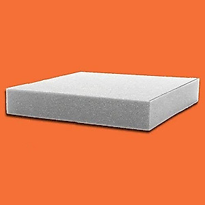 1/2"x24"x72" Upholstery Foam Cushion High Density, Chair Cushion Square Foam for Dinning Chairs, Wheelchair Seat Cushion Replacement