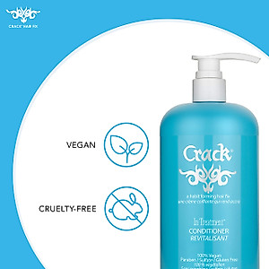 Crack HAIR FIX In-Treatment Conditioner - Nourishing and Hydrating Conditioner Create To Detangle, Tame, And Improve The Resiliency Of Your Hair