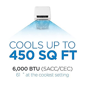 BLACK+DECKER 10,000 BTU Portable Air Conditioner with Remote Control, White