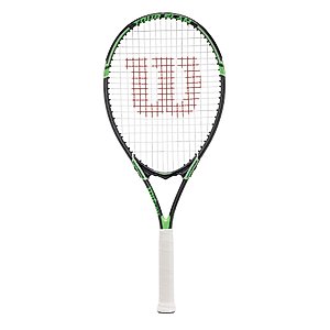 Wilson Tour Slam Adult Recreational Tennis Racket - Grip Size 4 - 4 1/2", Grey/Green