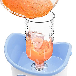 YEmirth Baby Food Maker with 10PCS Pouch, Squeezes Station Fresh Fruit Juice Puree Squeezer Reusable Storage Bags for Snacks Storage, Perfect Home Outdoor Camping Traveling(A1)