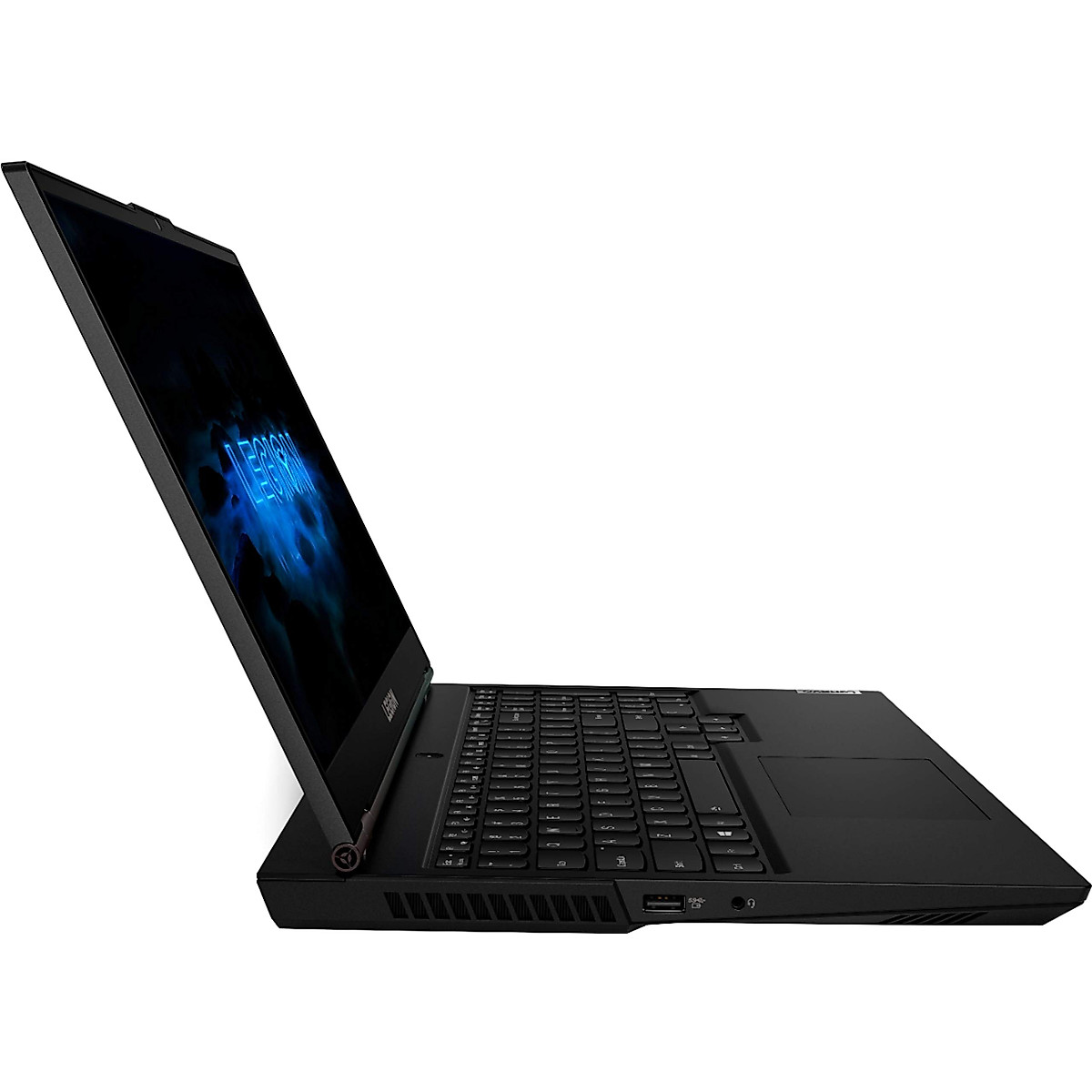 Lenovo Legion 5 15.6" FHD VR Ready Gaming Laptop, IPS, i7-10750H, USB-C, HDMI, WiFi 6, Webcam, Backlit Keyboard, Bluetooth, NVIDIA GeForce GTX 1660 Ti, Win 10, Black (8GB RAM | 512GB PCIe SSD)