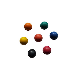 Color Removable Balls for Tuning Forks including Velvet pouch