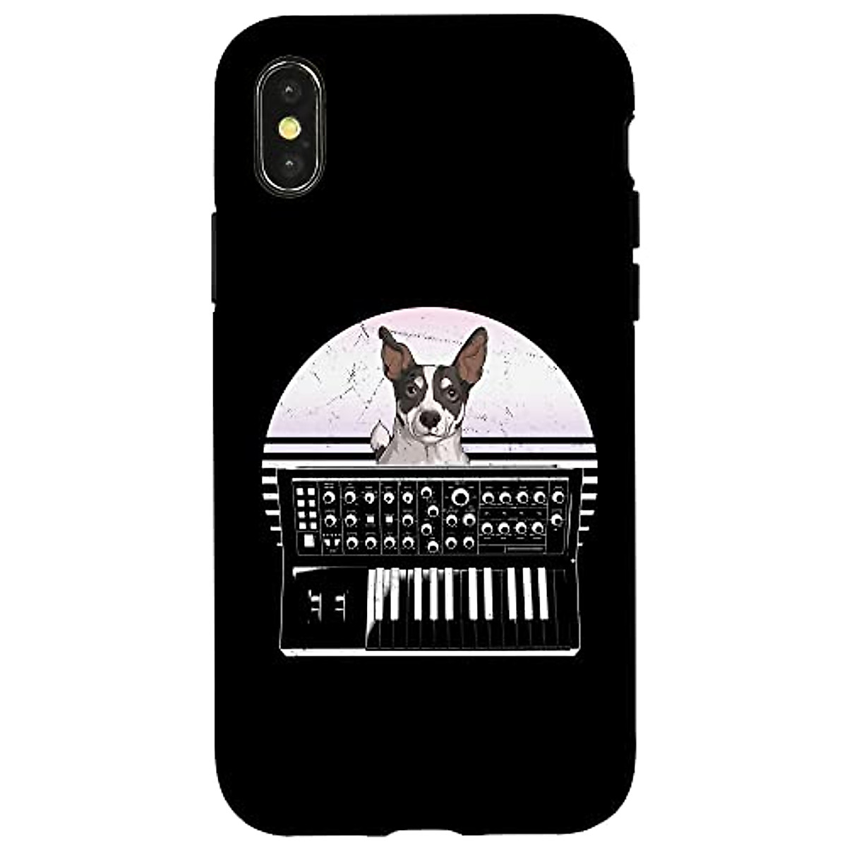 iPhone X/XS Jack Russell Terrier Dog Modular Synthesizer Keyboard Case