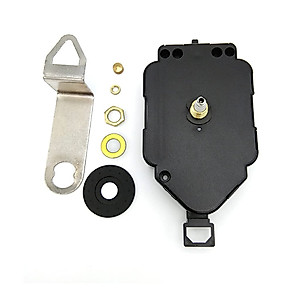 U-K Black Quartz Clock Pendulum Movement Mechanism Motor& Fittings DIY Drive Unit Convenient and Clever, 5.5x11cm