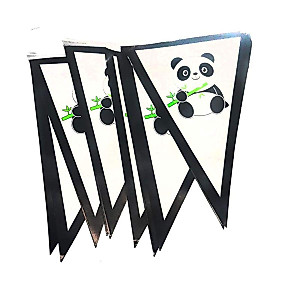 Panda Bear Dinosaur Garland Banner Decorations Baby Shower Birthday Party Nursery