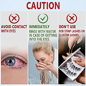 Lomansa Lash Lift Glue 2PCS, Eyelash Lift Glue Adhesive Perming Rod Strong Fix Glue for Lashes and Brows Curl