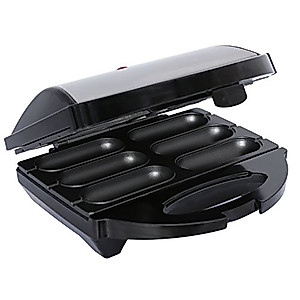 Brentwood TS-601S Non-Stick 6 Mini Corn Dog Maker, Stainless Steel