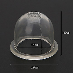 LOLOVI BBR 10Pcs Carburetor Parts Fuel Primer Bulb Pump Cap For Chainsaw Blower Trimmer New Mini Garden Tools Set Pink