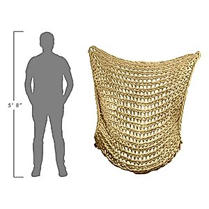 Donna Sharp Throw Blanket - Chenille Knitted Mink Contemporary Decorative Throw Blanket with Over-Sized Loop Pattern
