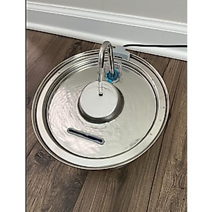 KOOGMOON Cat Water Fountain Stainless Steel, 108oz/3.2L Automatic Cat Fountain, Multi-Filtration, Easy to Clean, Ultra Silent Dog Water Dispenser for Cats, Dogs and Other Pets