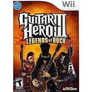 Guitar Hero III: Legends of Rock - Nintendo Wii (Game only) (Renewed)