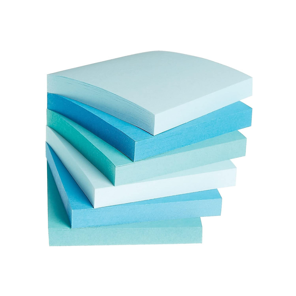 Staples 24295905 Stickies Standard Notes 3-Inch X 3-Inch Assorted 100 Sh./Pad 12 Pads/Pk