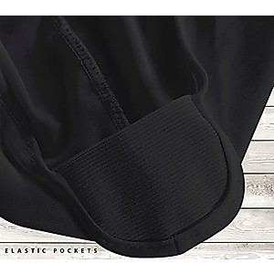 Bliss Casa - 2 Pack, 6FT Stretchable Table Covers - Tight Fit Washable and Wrinkle Resistant Spandex Tablecloths, Ideal for Both Indoor and Outdoor Events and Parties