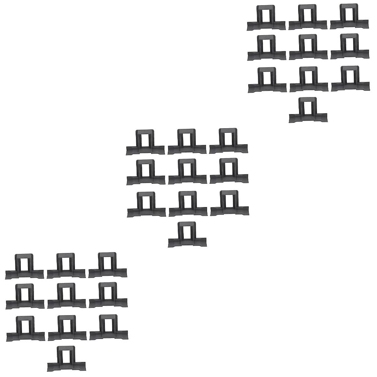 VILLCASE 30 Pcs Solar Drainage Buckle Clip Holder Solar Panel Water Clip Solar Panel Clamps Solar Panel Cleaning Solar Panel Water Clamp Solar Stagnant Clamp Automatic Battery Abs