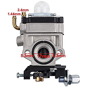 Mannial WYK-186 Carburetor Carb fit Echo PB-260L SRM-260S SRM-261S PPT-260 PPT-261 Power Blower Leaf Blower Shindaiwa 81742 AH242 AHS242 C242 T242X T242 LE242 String Trimmer A021000700