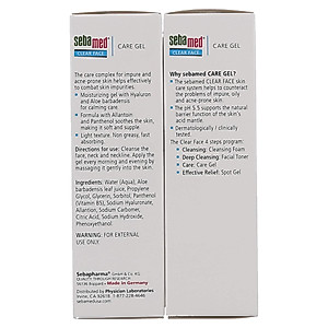 SEBAMED Clear Face Care Gel 50ml - (Pack of 2)