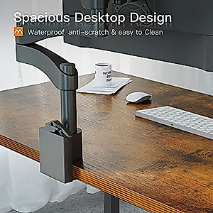 Coleshome 47 Inch Computer Desk, Modern Simple Style Desk for Home Office, Study Student Writing Desk,Vintage