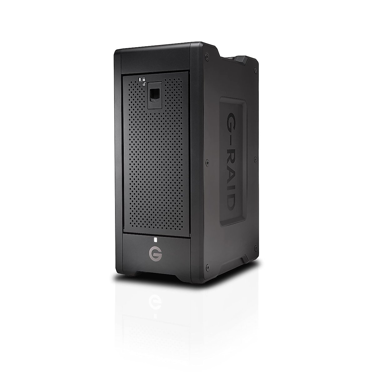 SanDisk Professional 96TB G-RAID Shuttle 8 - Transportable Enterprise-Class 8-Bay External Hard Drive, Thunderbolt 3 and USB-C, Hardware RAID, Up to 1900MB/s Read - SDPH48H-096T-NBAAB